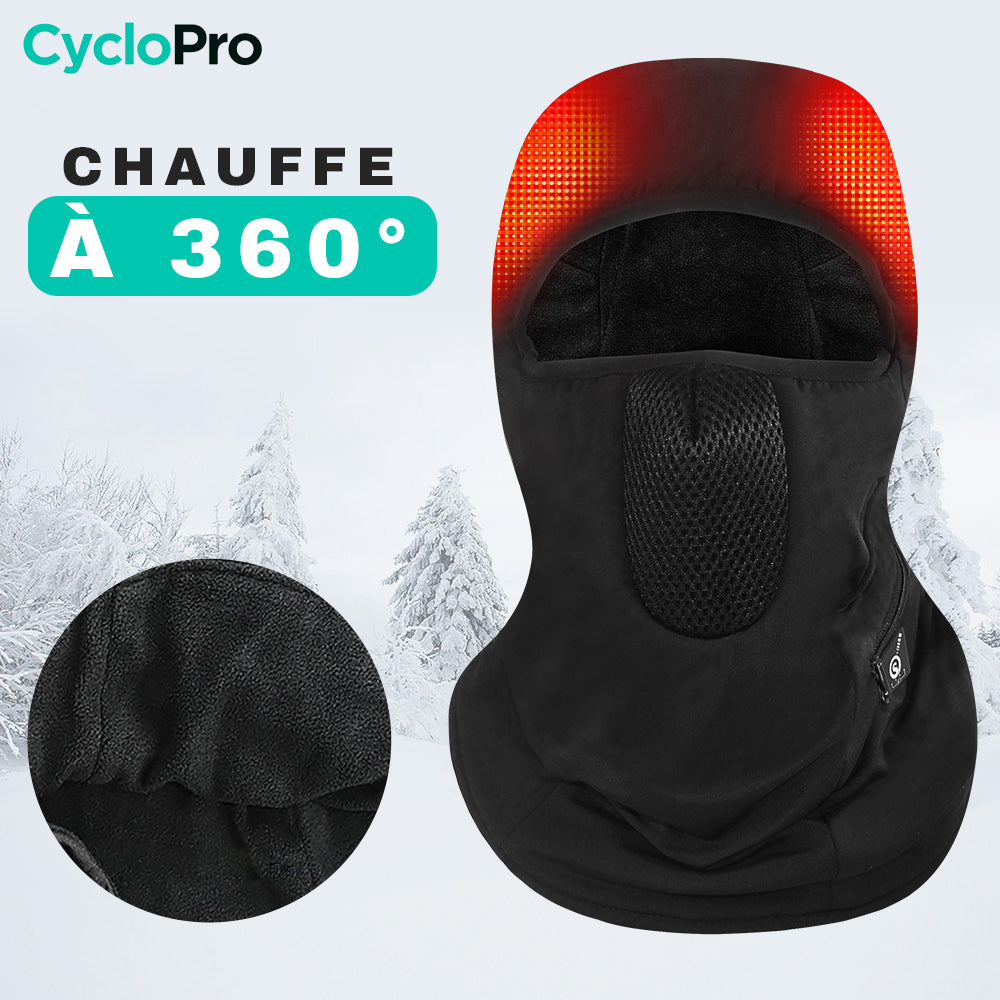 Cagoule Vélo Chauffante - HeatingPlus – CycloPro