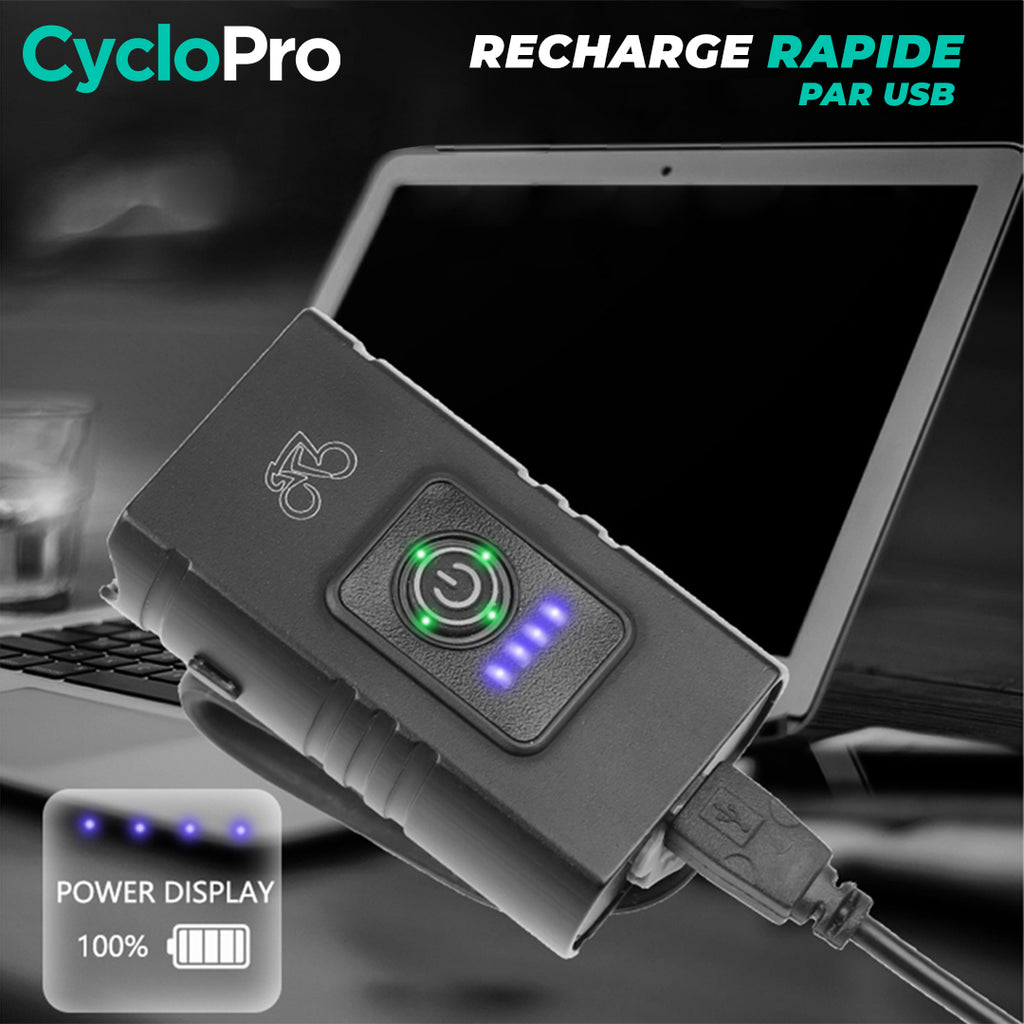 Lampe Vélo Avant Compact+ - Cycliste / VTT – CycloPro